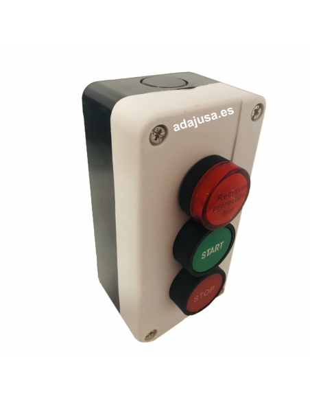XAL-B376 start stop luminous pushbutton mounted button box adajusa