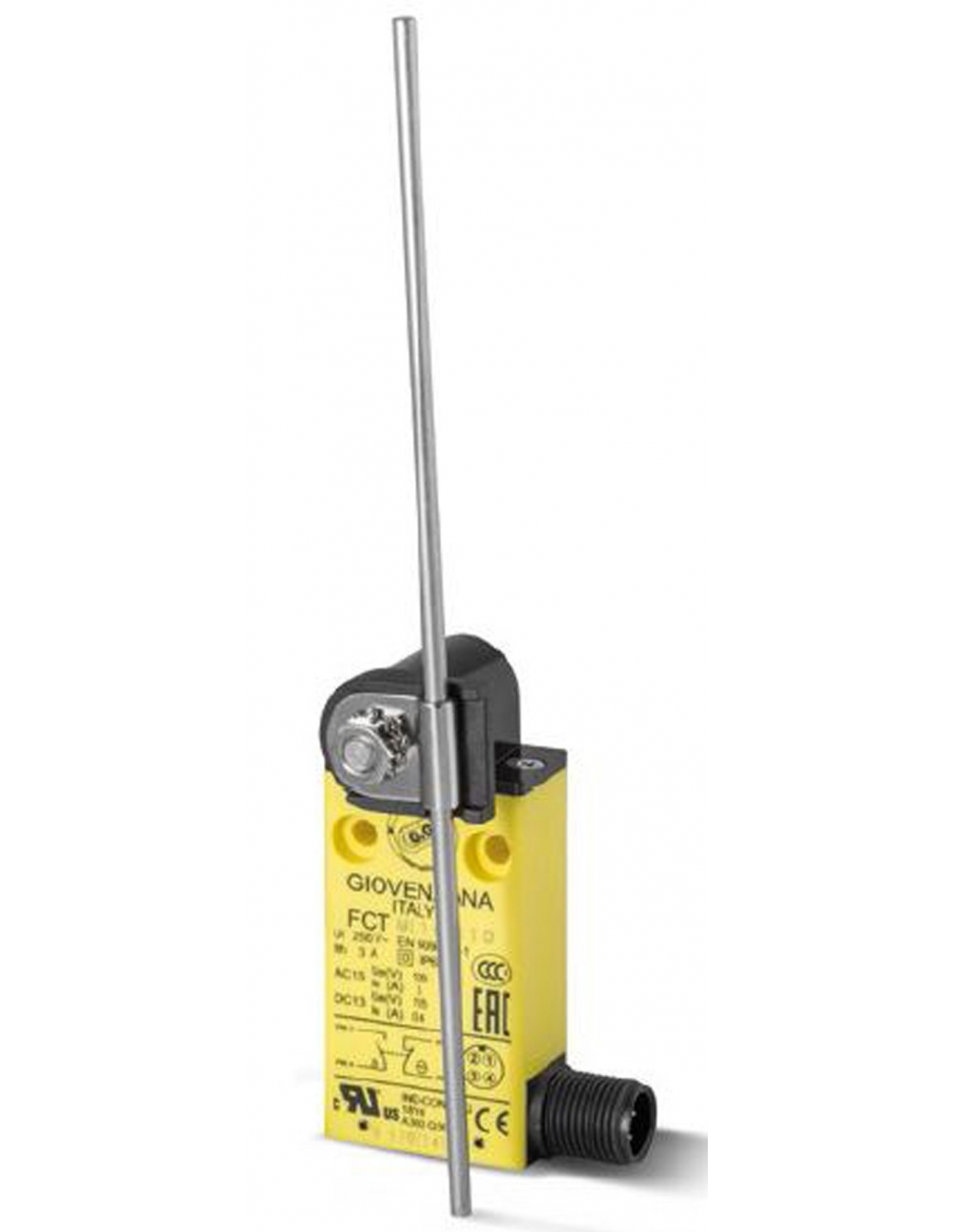 Fin de course levier avec tige Série FCT avec câble - Giovenzana