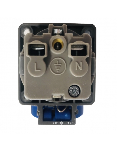 Industrial plug base plug base schuko 16A 2 Poles | ADAJUSA