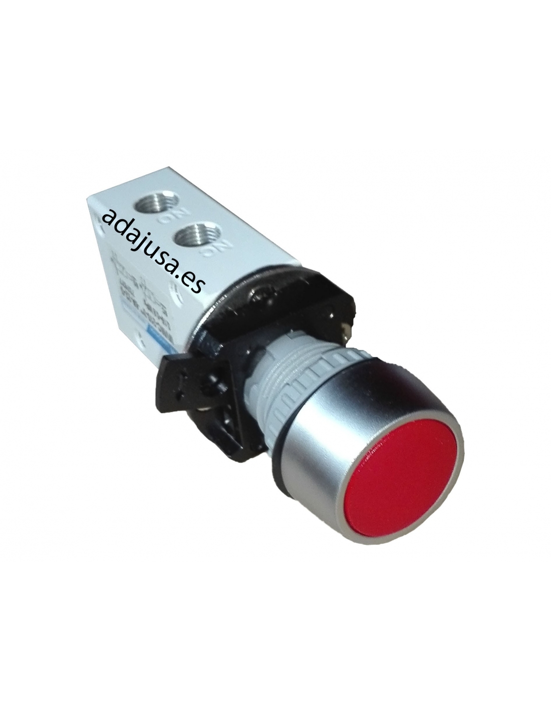 Bouton poussoir pneumatique vert avec vanne - Mindman | ADAJUSA | prix