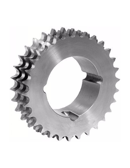 Triple sprockets for taper-lock Z17 T1210 1/2 x 5/16 08B-3 ISO 606 ...