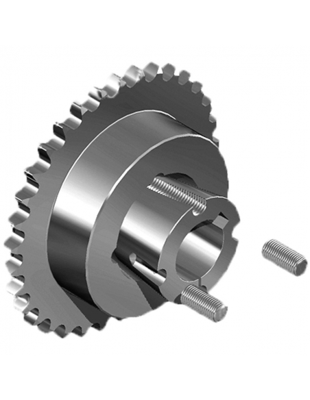 Simple sprockets with taper-lock Z19 T1610 5/8 x 3/8 10B-1 ISO 606 ...