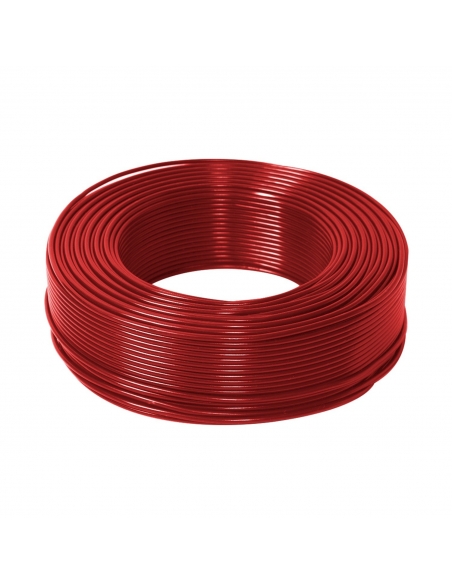 Flexible cable 0.5mm red MKH 1x0.5 red roll 100m | ADAJUSA | price