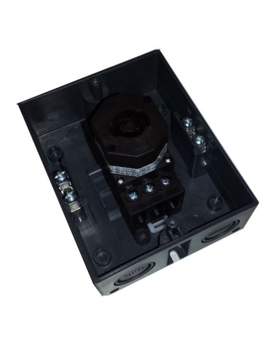 Box with three-phase switch 20A yellow-red Salzer | ADAJUSA | price
