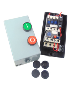 Starter boxes for mounting on electric contactors
