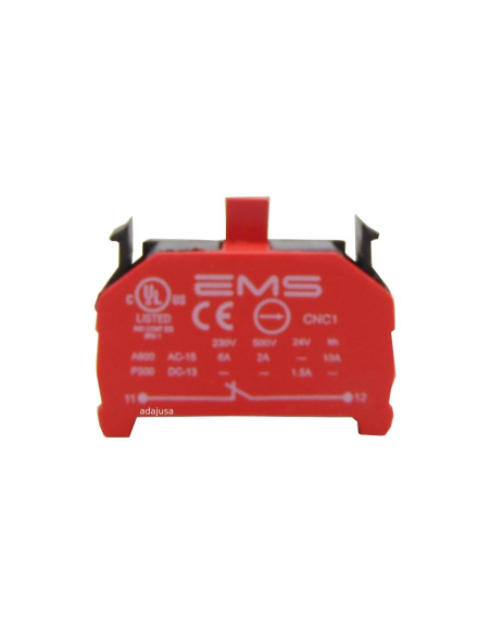 Bloque contacto eléctrico cerrado CNC1 EMS | ADAJUSA | precio