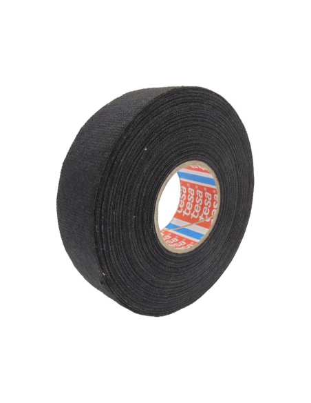 Cinta textil negra 25mmx0,3mm 25m | ADAJUSA | precio