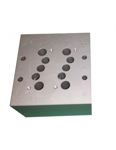 Base plate for valves or solenoid valves Series 220 Mindman | ADAJUSA ...