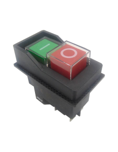 Electromagnetic safety pushbuttons with undervoltage coil