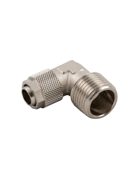 Conical male elbow fitting 3/8 tube 8/6 Series 1000 - Aignep | ADAJUSA
