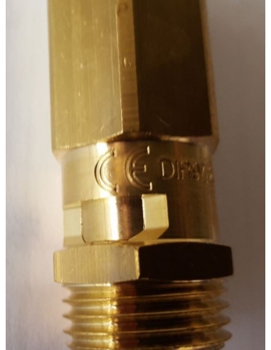 Safety valve overpressure 3/8 adjusted 10 bar VSN 0910