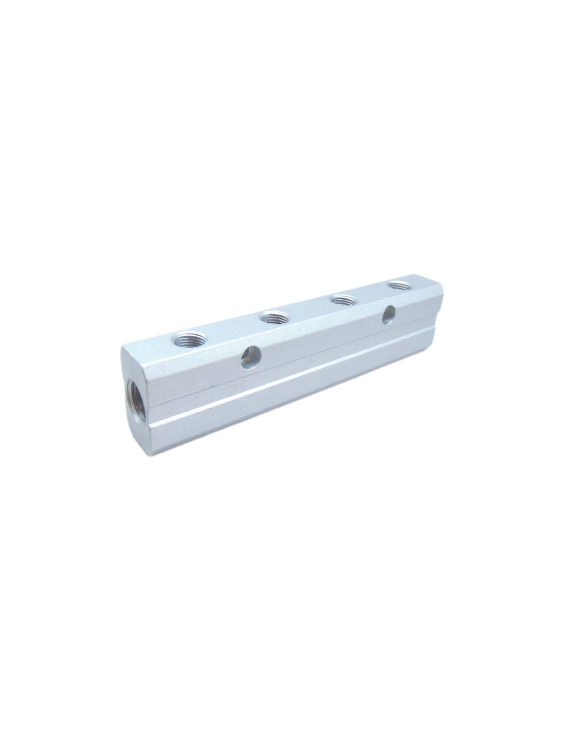 Distribuidor doble 2 entradas 3/8 - 8 salidas 1/4 en aluminio - Aignep ...
