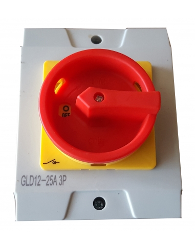 Three-phase electric switch box 25A GLD12-25-3P price adajusa.com.com.'