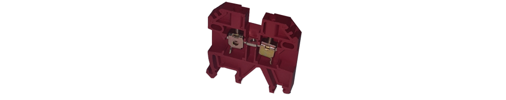 Electrical connection terminals (red color, screw connection) | ADAJUSA