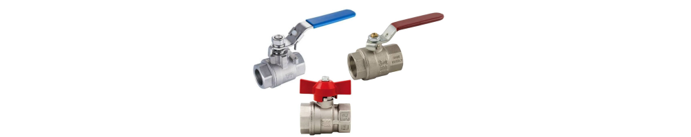 Válvulas para corte tipo esfera bola 2 vías neumática palanca y maneta ...