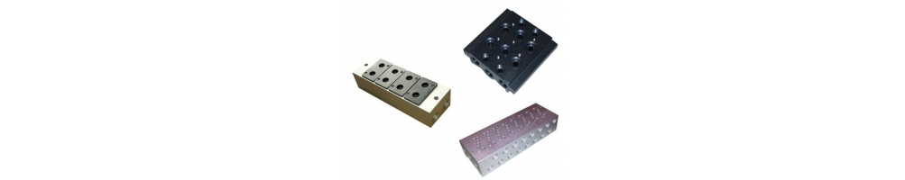 Base plates for mounting various types of pneumatic solenoid valves ...